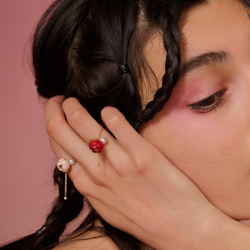 ＜セリュ＞Ichirin チェーンリング/ローズ | テーーマ teema