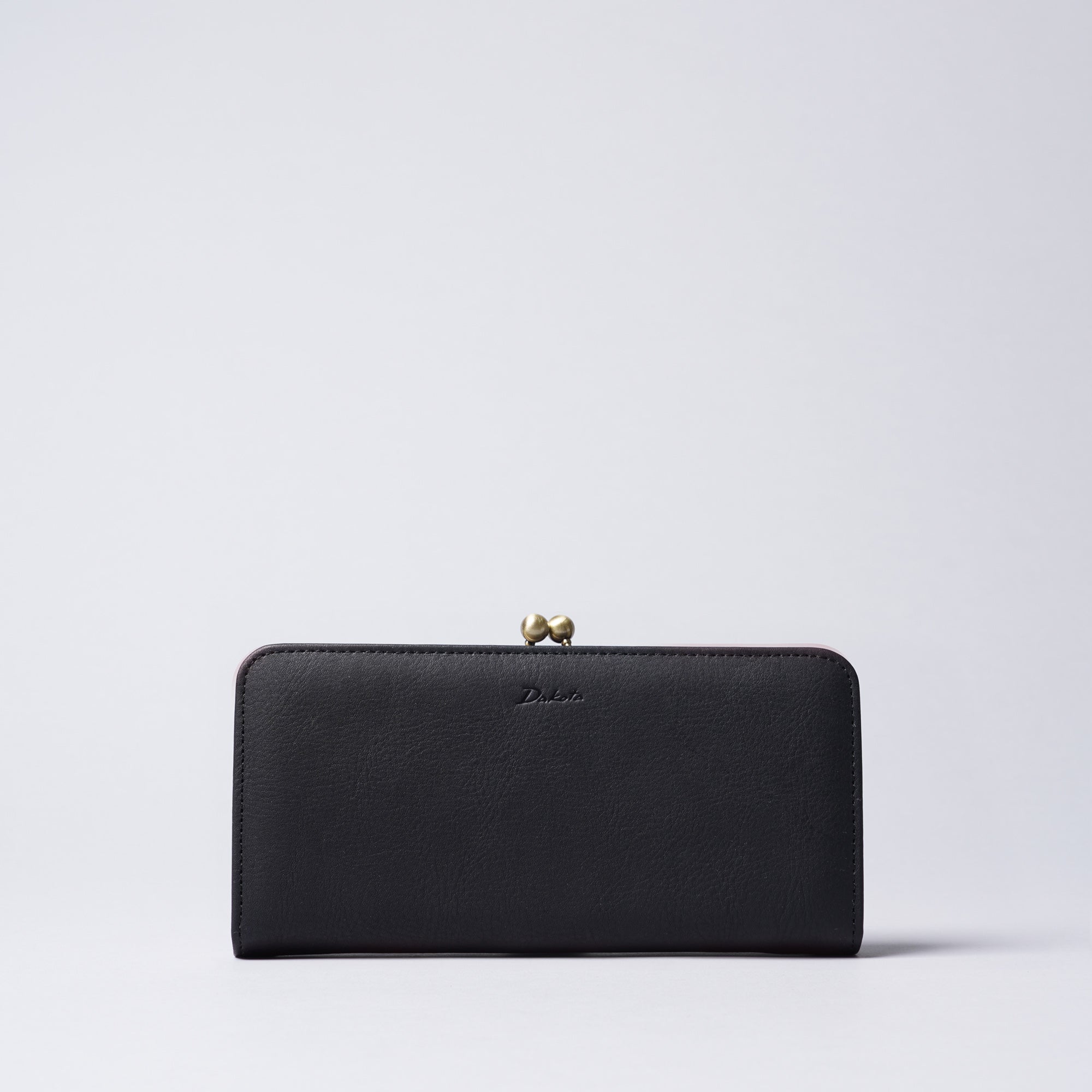 Kiss Lock Long Wallet / Black | テーーマ teema